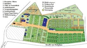 Lageplan - Ostsee Campingplatz Rerik Camping Ostsee